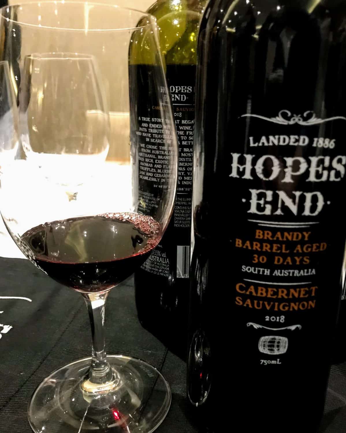 60 Second Wine Review - Hopes End Brandy Barrel-Aged Cabernet Sauvignon ...